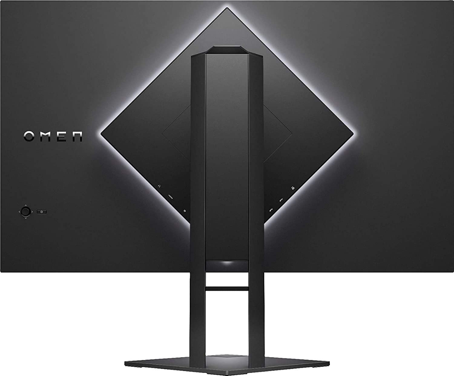 HP New OMEN 27i Monitor - 8AC94AA#ABA - 27" IPS LED QHD FreeSync, G-Sync Compatible Gaming Monitor + HDMI Cable