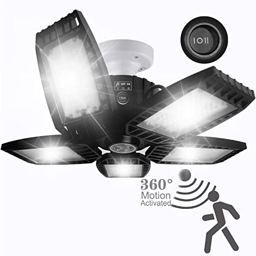 CODAFUL Motion Sensor LED Garage Light with Motion Sensor 150W 15000lm Super Bright Shop Light, Motion Activated led Store Light, Suitable for Garage, Workshop and Basement.