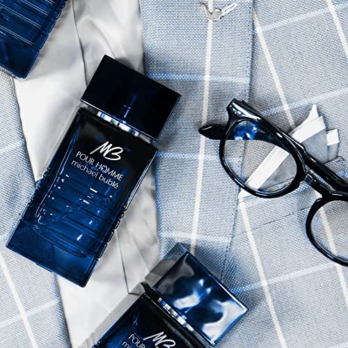 Pour Homme by Michael Bublé Fragrances, 4.1 Fl Oz | Eau de Parfum better than Men’s Cologne | Peppercorn, Grapefruit, Cashmere, Musk | Men’s Perfume | Modern, Soulful, Fresh | Vegan & Cruelty Free