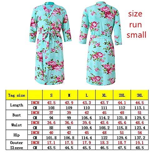 Galabloomer Maternity Robe and Baby Receiving Blanket, Matching Mommy Labor Delivery Robe and Swaddle Set