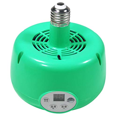 YARDWE Turtle Heat Lamp Chicken Heater Light Pets Heat Lamp Chicken Coop Heater Temperature Adjustable Brooder Lamps for Chicken Lizard Turtle Aquarium Snake Green Chicken Coop Pet Heater Led Bulb