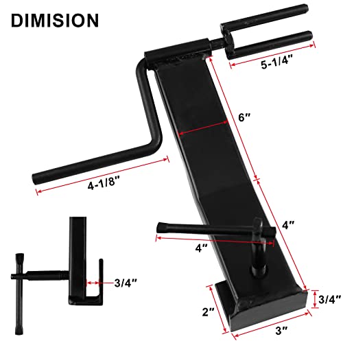 MotorbyMotor Winch Straps Winder, Roll-up Flatbed Trailer Winch Straps up to 2" 3" 4" Ratchet Tie Down Strap Webbing Winder, Used in Trailers, Trucks, Warehouses, Docks, Vans