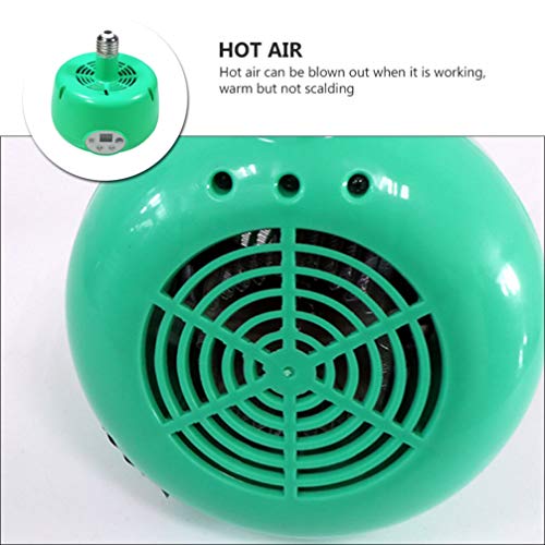 YARDWE Turtle Heat Lamp Chicken Heater Light Pets Heat Lamp Chicken Coop Heater Temperature Adjustable Brooder Lamps for Chicken Lizard Turtle Aquarium Snake Green Chicken Coop Pet Heater Led Bulb