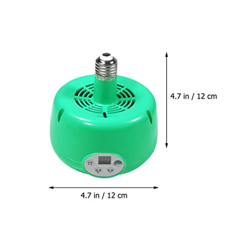 YARDWE Turtle Heat Lamp Chicken Heater Light Pets Heat Lamp Chicken Coop Heater Temperature Adjustable Brooder Lamps for Chicken Lizard Turtle Aquarium Snake Green Chicken Coop Pet Heater Led Bulb