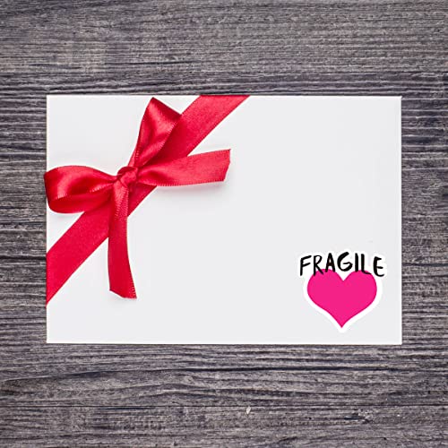 Fragile Stickers,Mail Stickers,Thank You Stickers,Handmade Stickers,Small Shop Stickers,Envelopes Stickers for Small Business, Online Retailers,Handmade Goods,500 Labels Per Roll