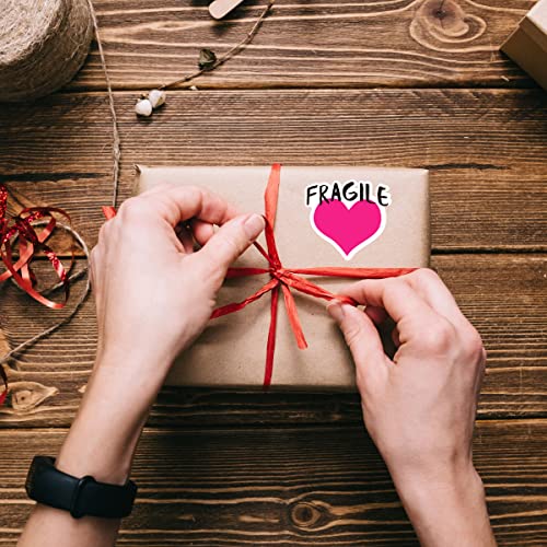 Fragile Stickers,Mail Stickers,Thank You Stickers,Handmade Stickers,Small Shop Stickers,Envelopes Stickers for Small Business, Online Retailers,Handmade Goods,500 Labels Per Roll