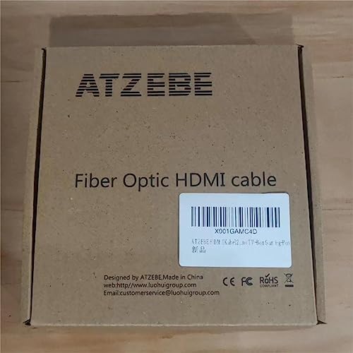 8K Fiber HDMI Cable 32ft, BIFALE (CL3 Rated) HDMI 2.1 Fiber Optic Cable Support 8K@60Hz, 4K@120Hz, 48Gbps, eARC Compatible with Apple TV, Nintendo Switch, Roku, QLED 8K Q900 TV