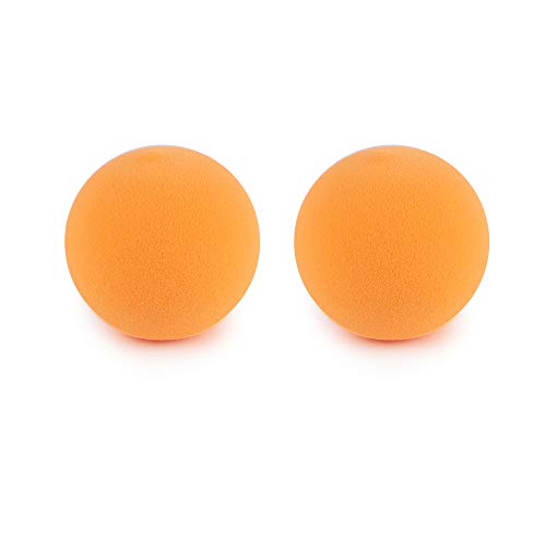 Y.J TAILS Horse Ear Plugs, Equine earplugs, Foam Ball, Block Noise, Soft and Comfortable, Reusable (Orange - 2pcs)