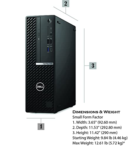 MTG OptiPlex 7090 Desktop Intel Core i7-10505 3.2 GHz, Win 10 Pro, MTG Webcam, Monitor, (2x24 Monitor, 32GB 1TB PCle)