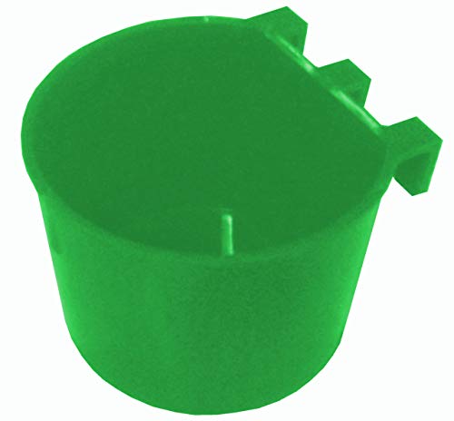 Rite Farm Products 8 OZ Pigeon Quail Dove Chicken Rabbit Bird Feeder Water Drinker Cup Wire CAGE