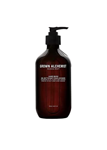 Grown Alchemist Hand Wash: Cedarwood Atlas, Ylang Ylang, Tangerine. Gentle Hand Wash that Hydrates and Cleanses Skin, 16.9 Ounce (500ml)