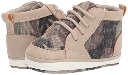 Baby Deer Baby Boys Trey Crib Shoe Ankle Boot, Brown, 3 6 Months Infant