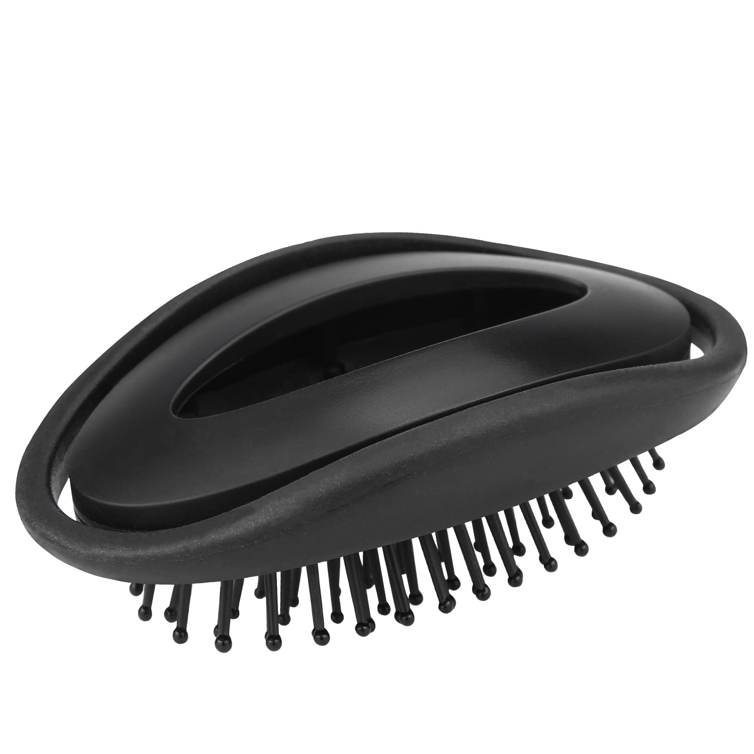 Travel Hair Brush, Ancable Mini Portable Retractable Pocket Air Cushion Brush, Compact Pop Up Hair Massage Comb Brush
