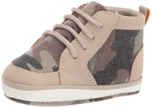 Baby Deer Baby Boys Trey Crib Shoe Ankle Boot, Brown, 3 6 Months Infant