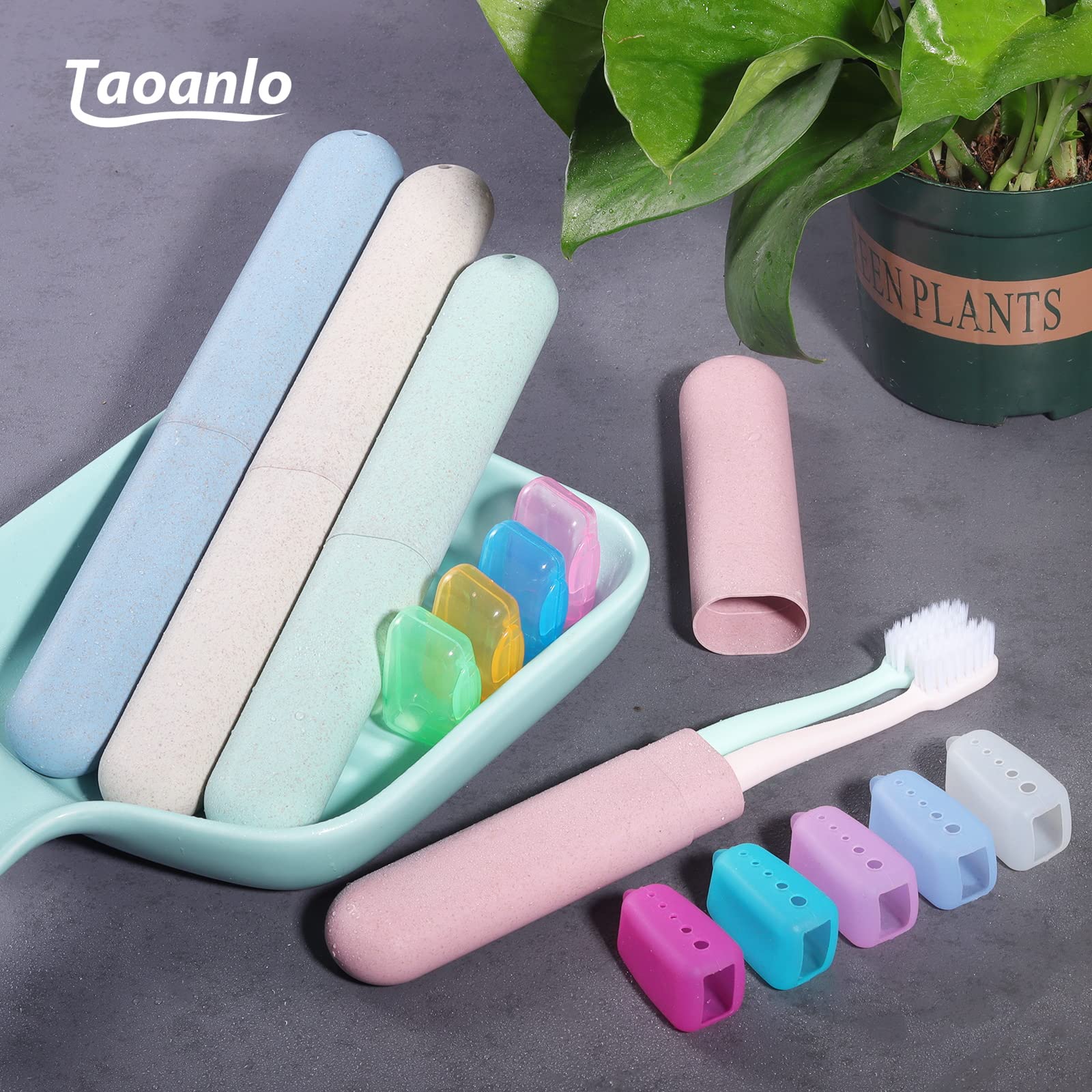 Travel Toothbrush Case, Breathable Toothbrush Travel Containers, Portable Protective Toothbrush Holder Case for Travel, Camping, School, Home, Gym, Vacation (13 Packs)