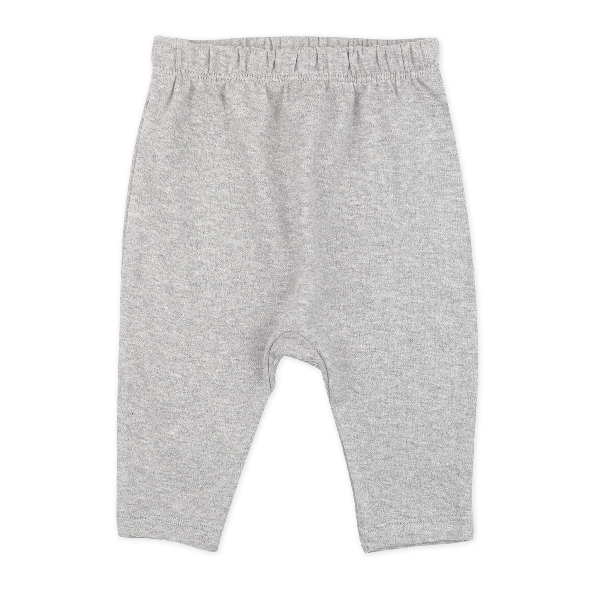 Honest Baby Baby Infant Organic Cotton Cuff-Less Harem Pants Multi-Pack, 0-3 Months