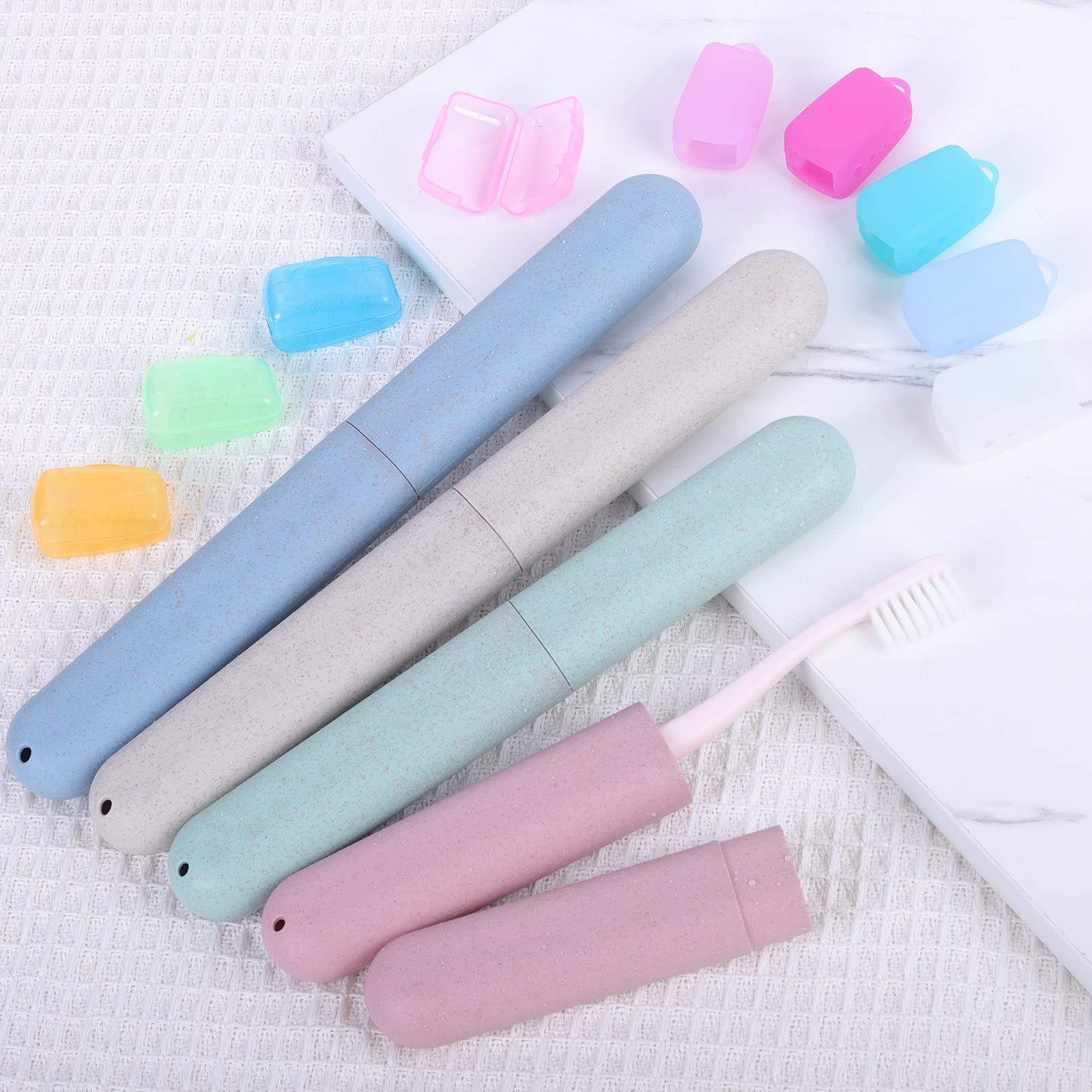 Travel Toothbrush Case, Breathable Toothbrush Travel Containers, Portable Protective Toothbrush Holder Case for Travel, Camping, School, Home, Gym, Vacation (13 Packs)