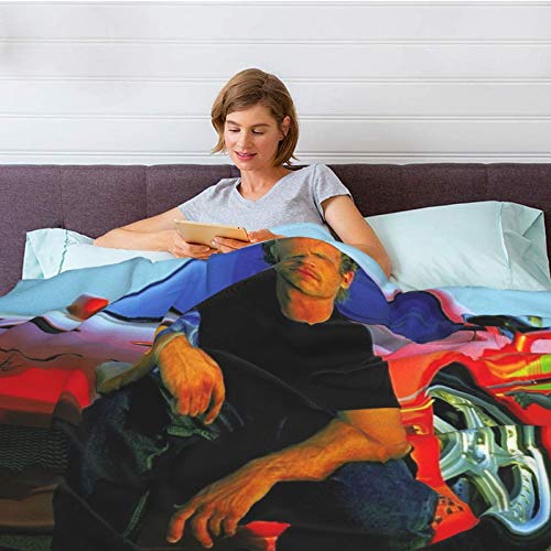 Paul Walker Blanket Comfort Warmth Soft Cozy Air Conditioning Machine Wash Blanket 3D Printing Poster Blanket All Season for Bed Sofa Couch Car 60"x50"