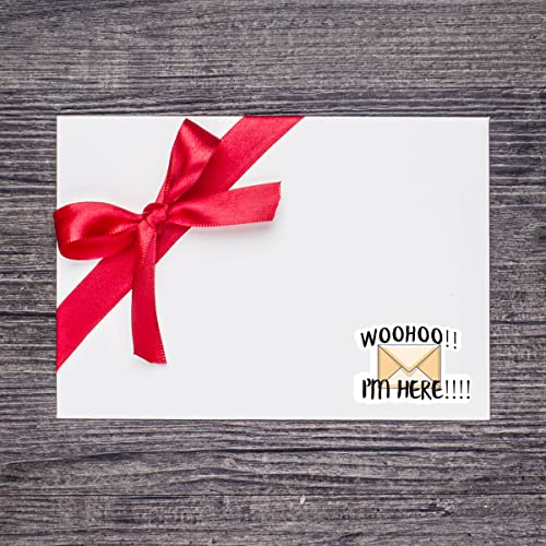 I’m Here Stickers,Mail Stickers,Thank You Stickers,Handmade Stickers,Small Shop Stickers,Envelopes Stickers for Small Business, Online Retailers,Handmade Goods,500 Labels Per Roll