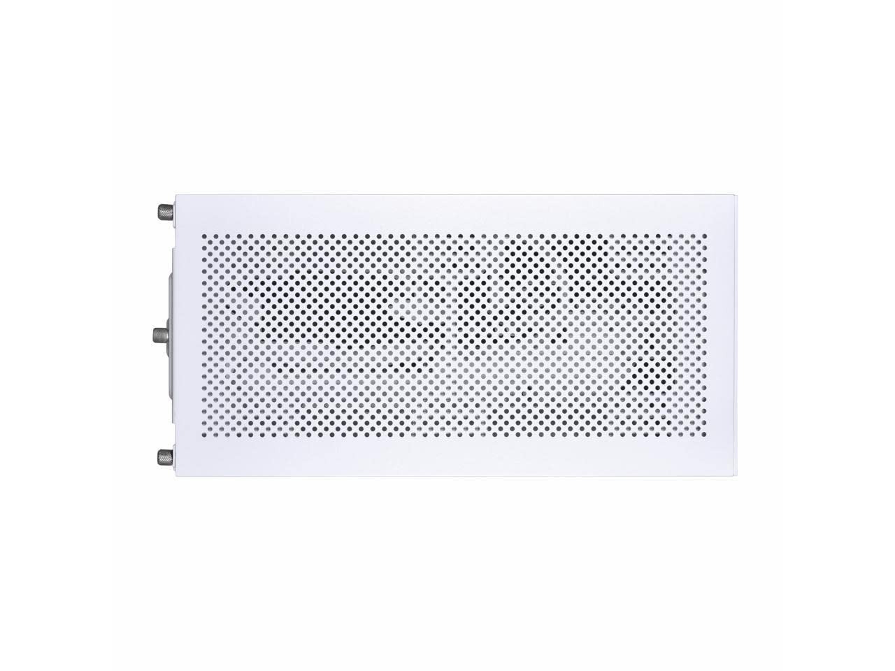 Lian Li Q58 White Color SPCC / Aluminum / Tempered Glass Mini Tower Computer Case , PCIe 4.0 Riser Card Cable Included - Q58W4