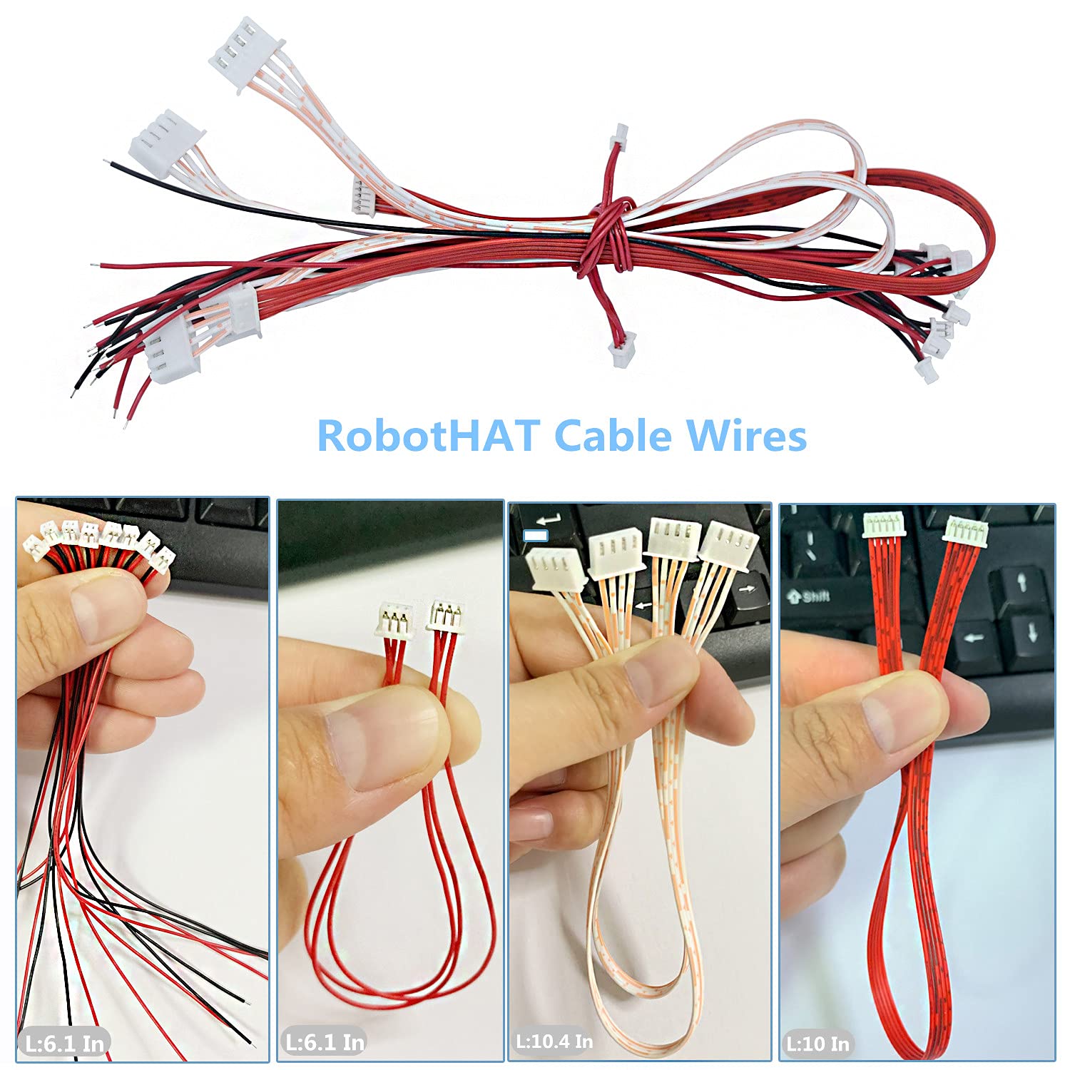 Adeept Raspberry Pi Robot HAT Kit, Smart Robot Car Driver, Robot Expansion Board Support Raspberry Pi 4 Model B 3B+ 3B 2B B+, L298P DC Motor Drive, PCA9685 16 Channel 12-Bit PWM Servo Motor Driver