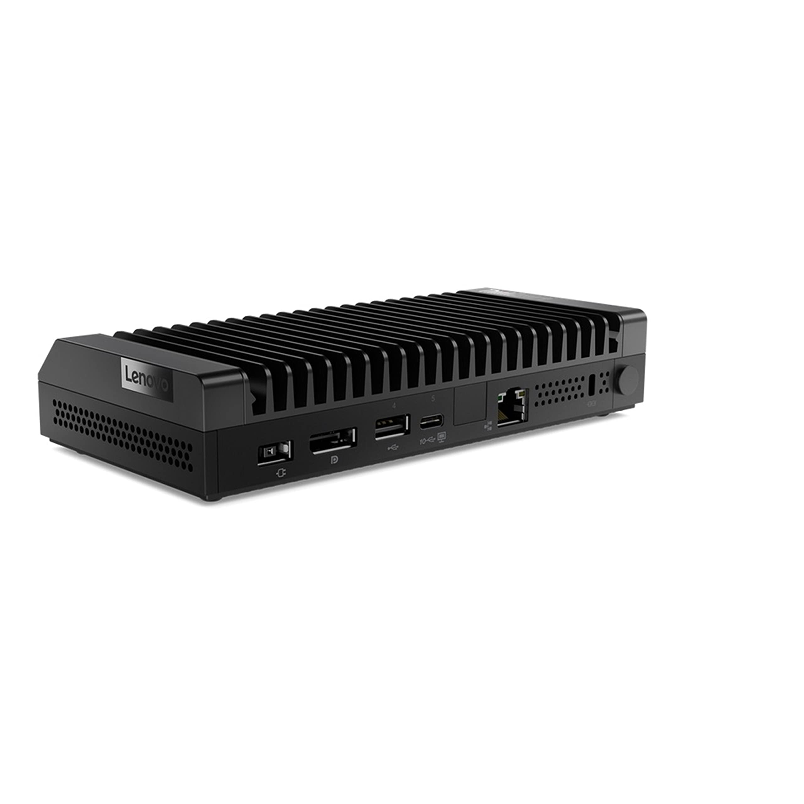 Lenovo ThinkCentre M75n loT Desktop 4GB 256GB SSD AMD Athlon Silver 3050e 1.4GHz Win10 IoT, Black