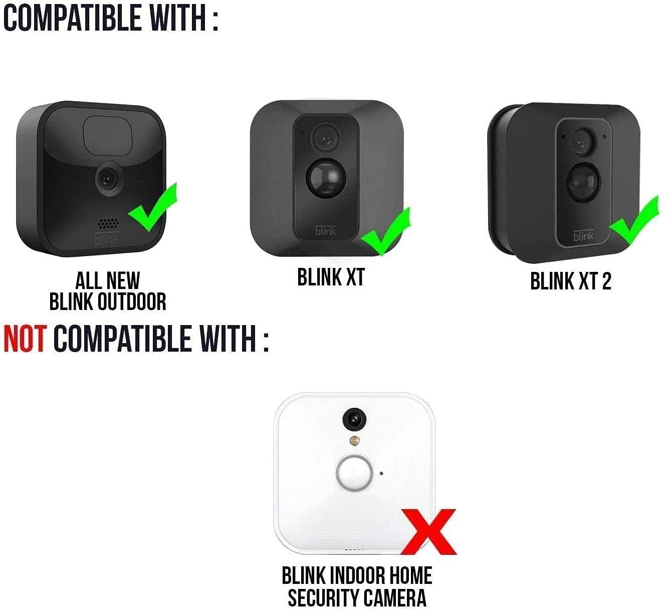 Wasserstein Solar Panel Compatible with Blink Outdoor & Blink XT2/XT - Additional 64GB USB Flash Drive Included (Blink Camera NOT Included)
