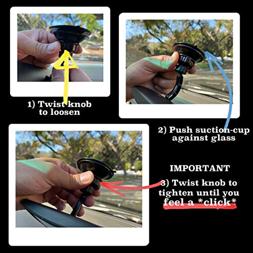 "Backseat Look-See" by Safe View Company, Toddler Baby Car Mirror, See All Passengers in the Backseat, Rear View Mirror Accessories (Rectangle Shape)