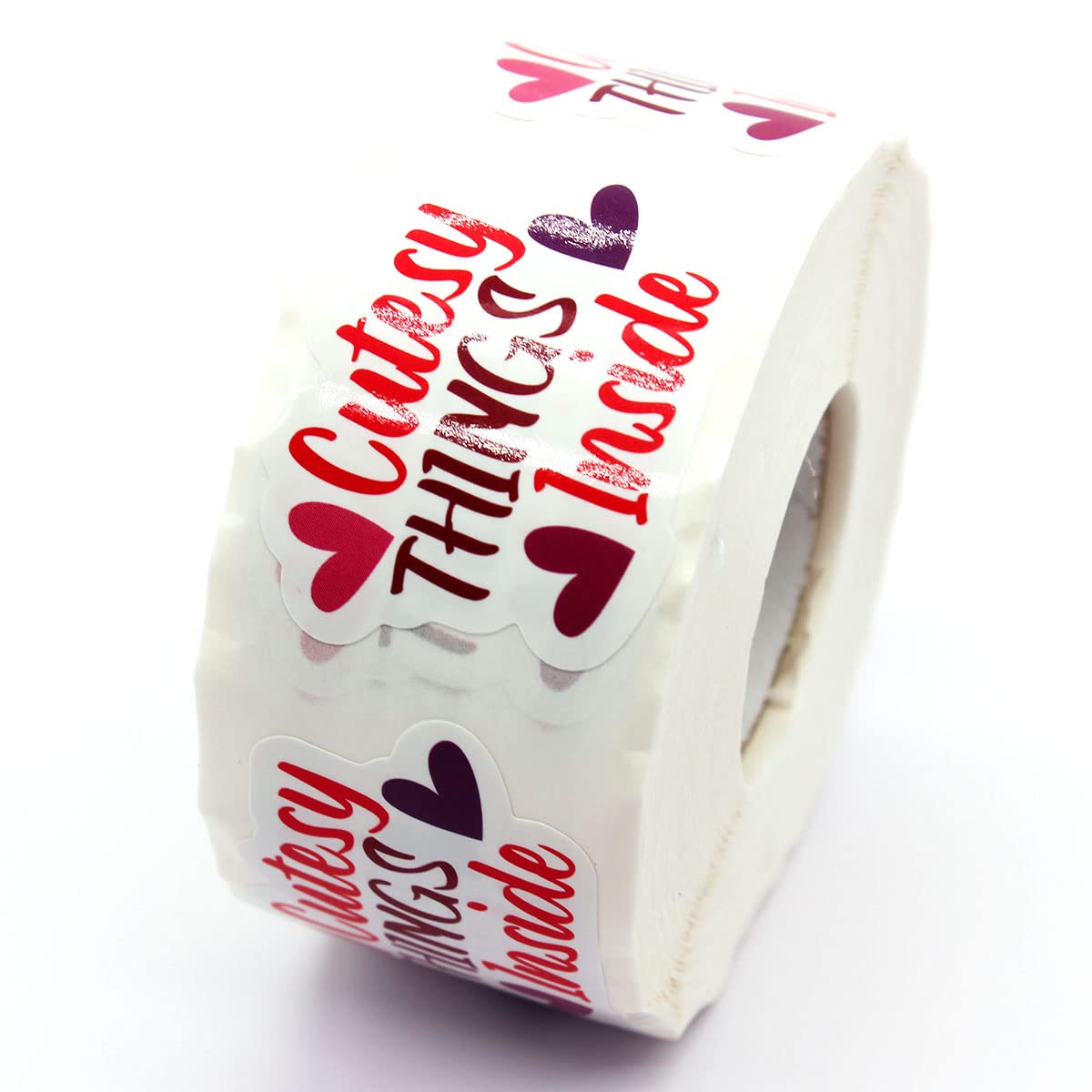 Wailozco Thank You Stickers, 500 Labels Per Roll, Handmade Stickers for Small Business, Online Retailers, Holiday Season Decorations