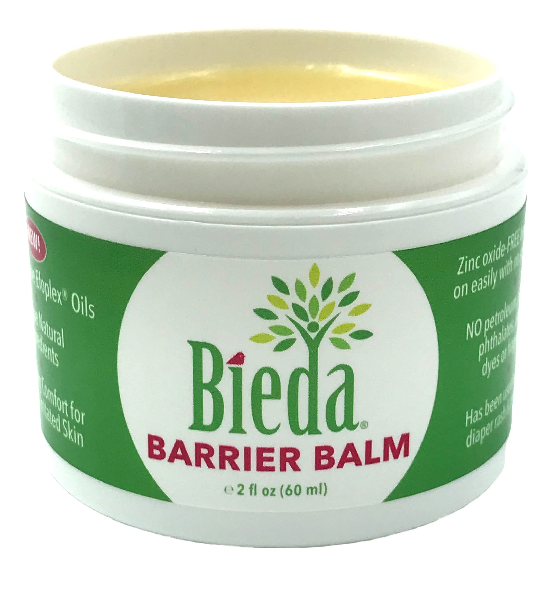 Soothing Adult Diaper Cream with Natural ingredients. Zinc oxide free barrier glides on easily with no sticky residue. Bieda Barrier Balm (2 oz)