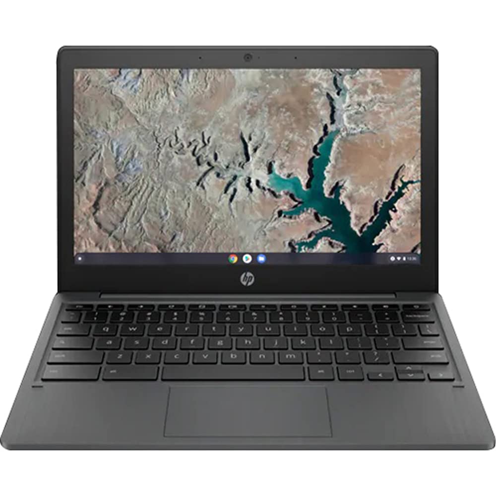 HP 11a-na0010nr Chromebook 11.6" MediaTek MT8183 4GB/32GB SSD Laptop Bundle with Bundle with Eblue Cobra Junior 1600dpi Black Gaming Mouse + 1 YR CPS Enhanced Protection Pack