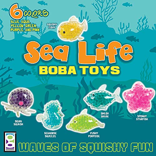 Raymond Geddes Small Sealife Boba Stress Balls (Pack of 24)
