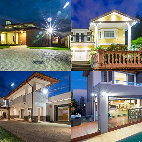 Area Lights Dusk to Dawn,80W Barn Light(800W Incandescent Equiv)12000LM Street Lighting,110V Wall lamp,Light Sensor Outdoor Waterproof IP65,Led Yard Light 5000K Daylight,5-Year Warranty Corridor lamp
