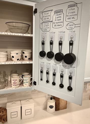 Generic, Kitchen Conversions Wall Decor with Cooking Measurement Conversion Chart - Decals for Cabinets, TA-12247