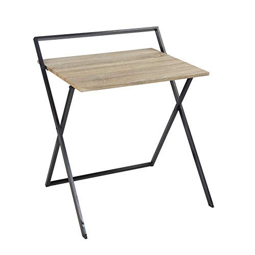 Urban Shop Compact Folding Desk, Wood
