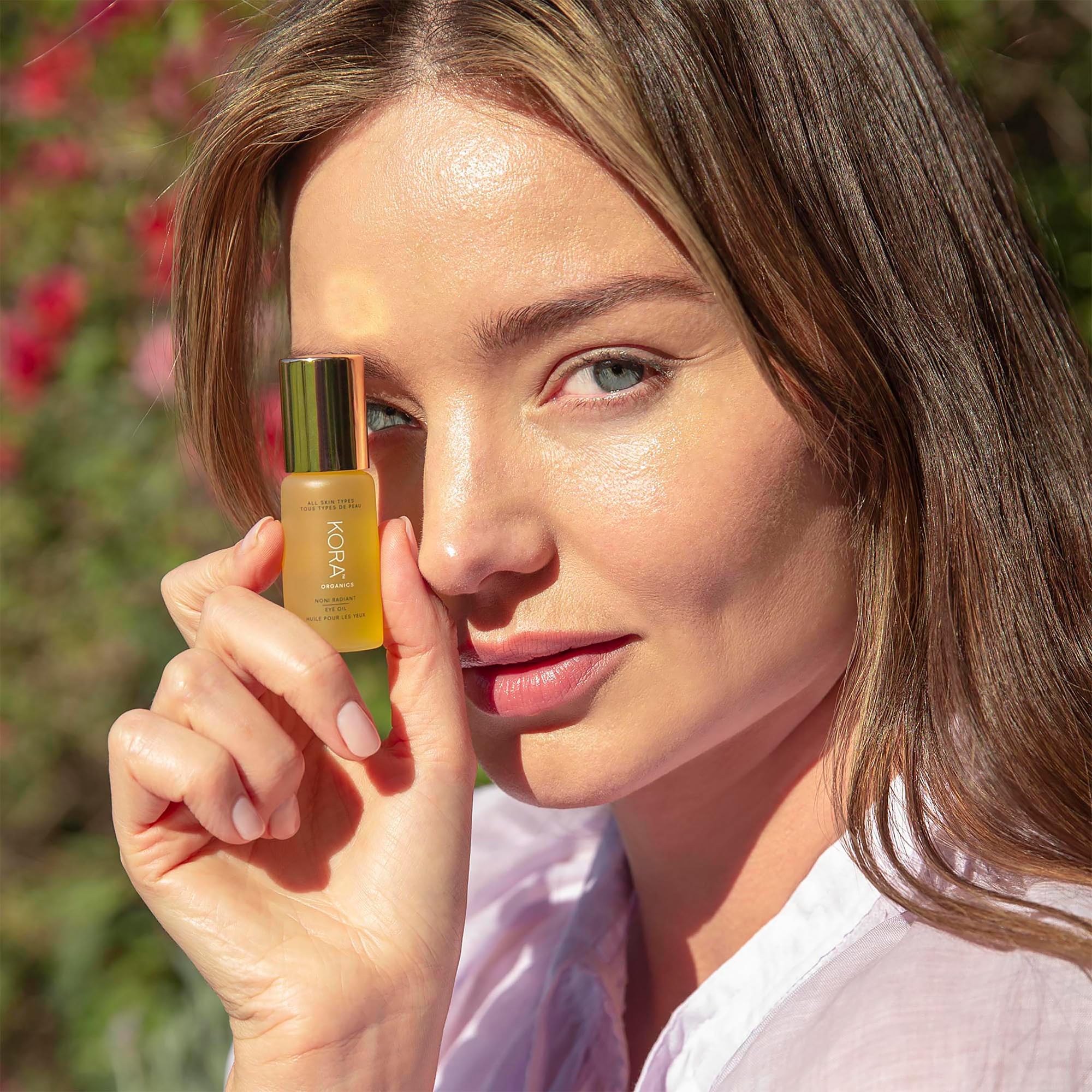 KORA Organics Noni Radiant Hydrating Eye Oil, Smooth & Tone, Certified Organic, Cruelty Free, 0.34 fl oz