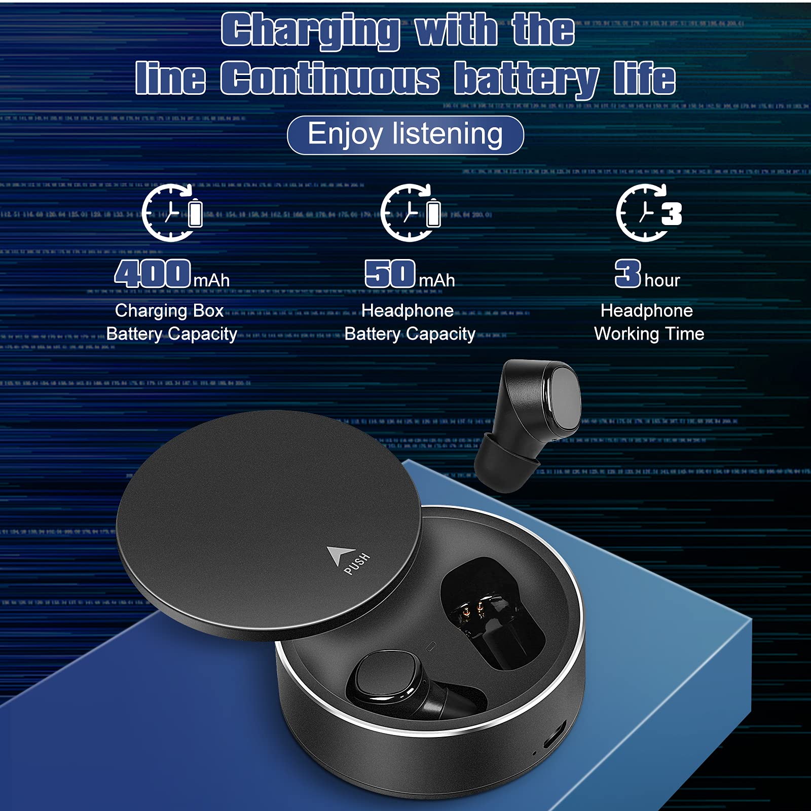 UrbanX X7 Sports Wireless Earbuds 5.0 IPX5 Waterproof Touch Control True Wireless Earbuds with Mic Earphones in-Ear Deep Bass Built-in Mic Bluetooth Headphones for Xiaomi Redmi Note 10 Pro Max