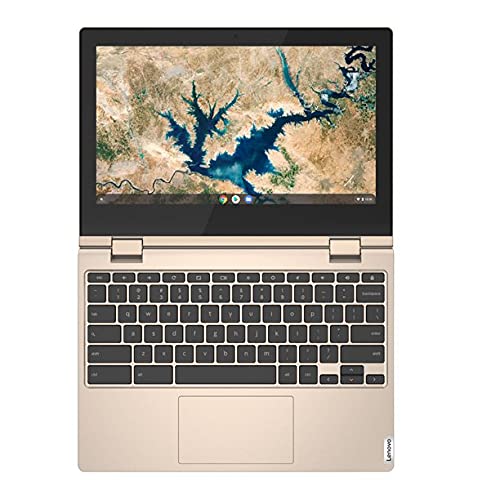Lenovo Flex 3 2-in-1 Chromebook Laptop, 11.6" HD Touchscreen, Intel Celeron N4020 CPU, 4GB RAM, 96GB Storage(32GB eMMC + 64GB Card), WiFi, Bluetooth, Webcam, Chrome OS, Almond | TGCD Bundle