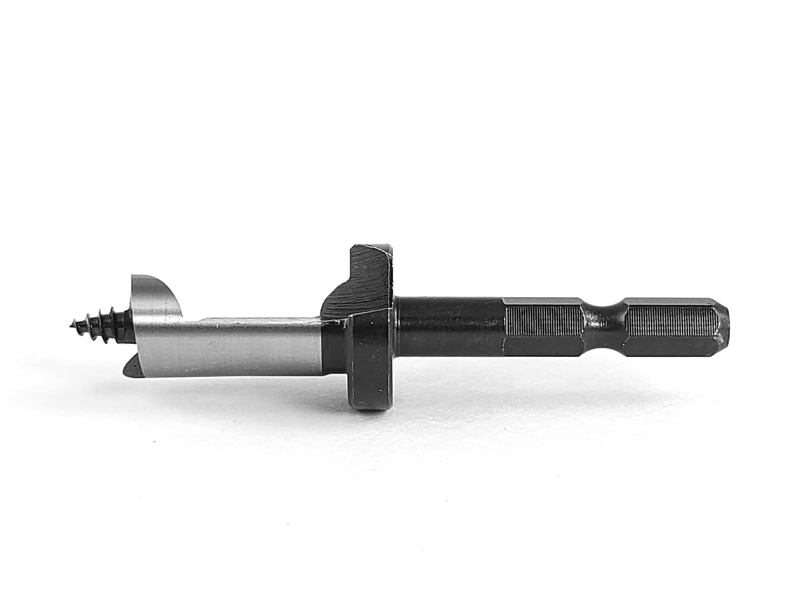 Star M CM-41X120 12mm Mushroom Hex Shank Drill Auger Bit with Stop Collar Single Spur and Cutting-Edge Open Flute Design