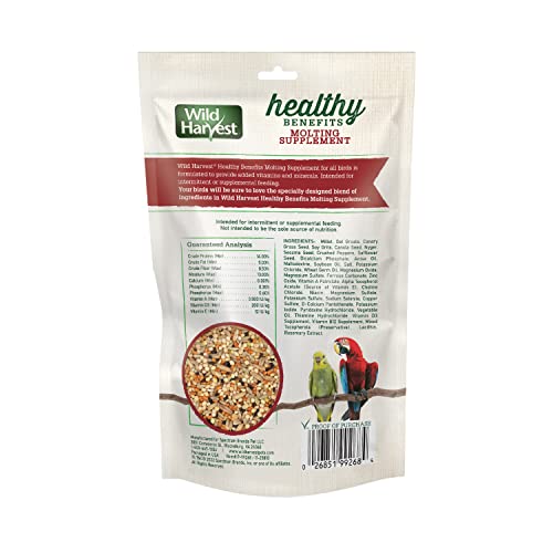 Wild Harvest Healthy Benefits Molting Supplement, 7.5 Oz, for All Birds