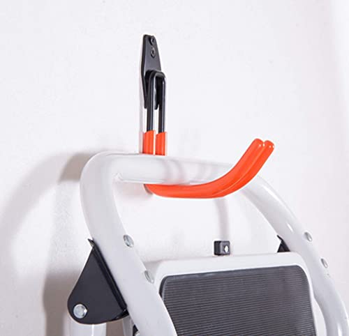 zoele Wall Mount Baby Stroller Hanger, Baby Stroller Rack Holder, Baby Stroller Wall Hook, Garage Power Tool Hanger Wall Hook, Steel Garage Tool Storage Organizer Utility Hooks (Orange)