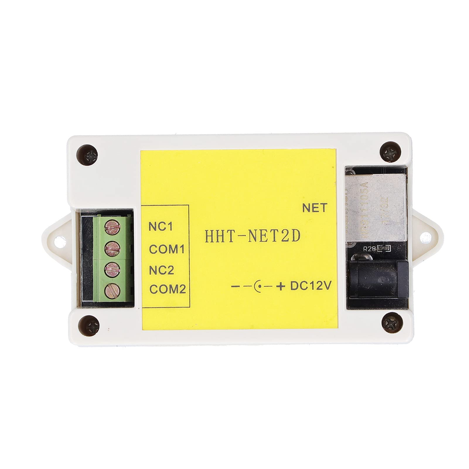 IP Network Relay Module Upgraded 2 Channel Internet Watchdog Remote Control Modules Network Controller HHT-NET2D DC12V -40 to +85 Degrees