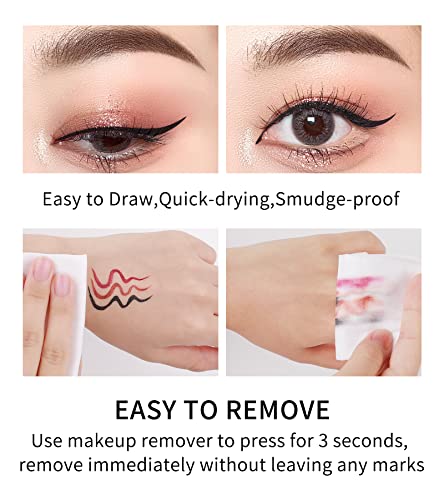COLORKEY Floating Color 24 Hours Longwear Waterproof Liquid Eyeliner, Sweat Resistant, Waterproof and Smudgeproof Eye Liners Eyeliner Pencil (N02 Brown)