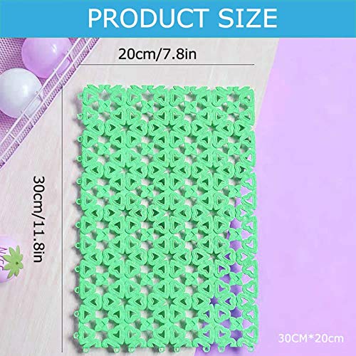 kathson Rabbit Cage Mat Floor Bunny Foot Resting Pads Plastic Cage Mat for Pet Cats Dogs Hamster Rat Chinchilla Guinea Pig and Other Small Animals(8 Pack)