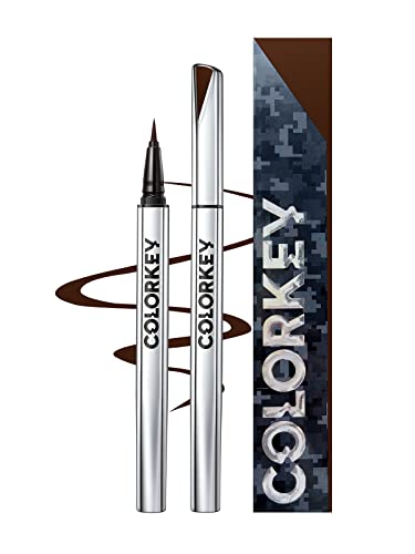 COLORKEY Floating Color 24 Hours Longwear Waterproof Liquid Eyeliner, Sweat Resistant, Waterproof and Smudgeproof Eye Liners Eyeliner Pencil (N02 Brown)