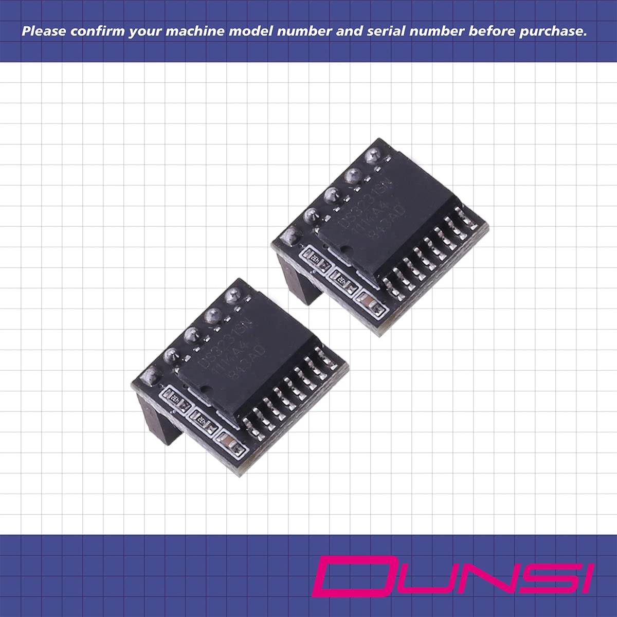 DS3231 High Precision RTC Real Time Clock Module 3.3V/5V for Arduino Raspberry Pi 2pcs