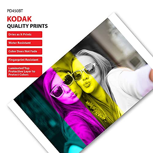 Kodak Dock Premium 4x6β Portable Instant Photo Printer, Bluetooth Edition | Full Color Photos, 4Pass & Lamination Process | Compatible with iOS, Android,Devices (2021 Edition)