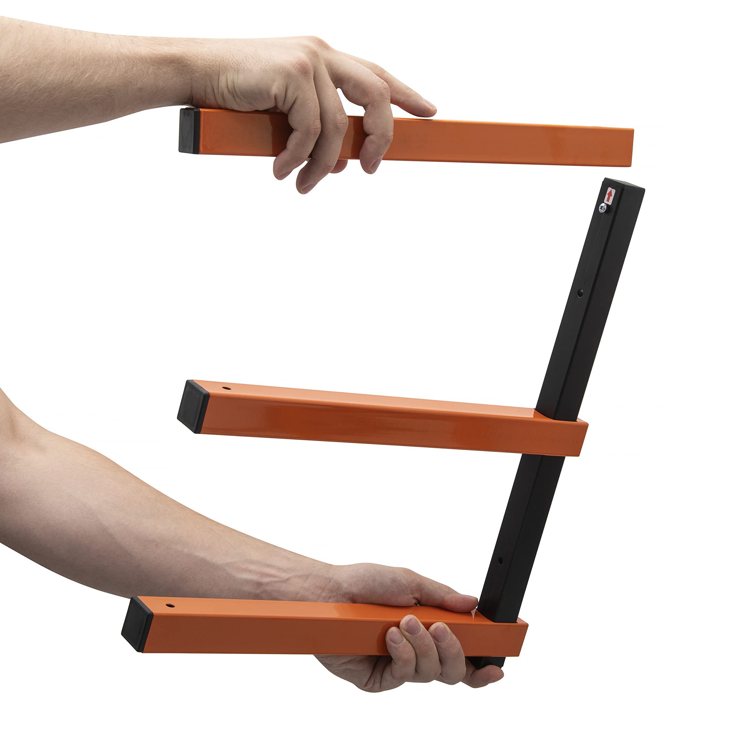 KEO ST. Wood Organizer and Lumber Storage Metal Rack - 2 SETS - PLUS - Magnetic Screw Driver Bit Holder and 6 Philips Head Driver Bits. 300lbs/136kg Capacity Per Set- 600lbs Total.