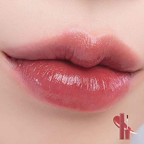 rom&nd DEWY·FUL WATER TINT 03 IF ROSE |Glossy| high pigment|moisturizing| non-sticky|Hydrated lips|colorful shades|High Shine|0.18oz