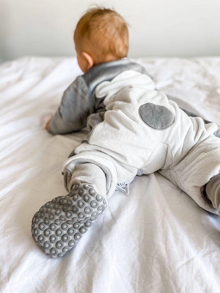 babystudio Premium Sleep Sack with Feet (POLAR BEAR, 0-6 Months) (Polar Bear, Medium (6-18M))